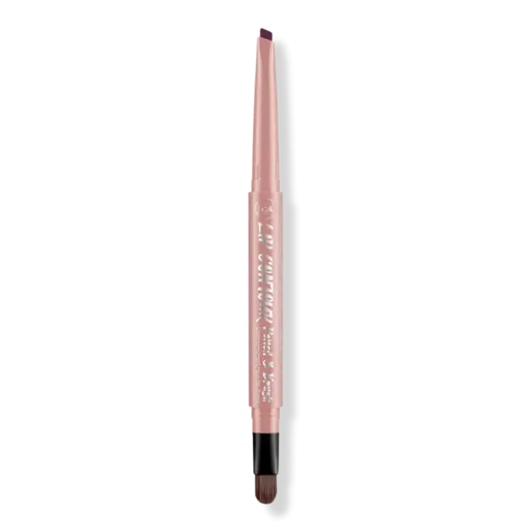 J.CAT BEAUTY Plumping Lip Contour Pencil & Brush - Berry Deep Plum