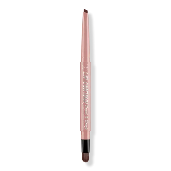 J.CAT BEAUTY Plumping Lip Contour Pencil & Brush - Rich Chocolate