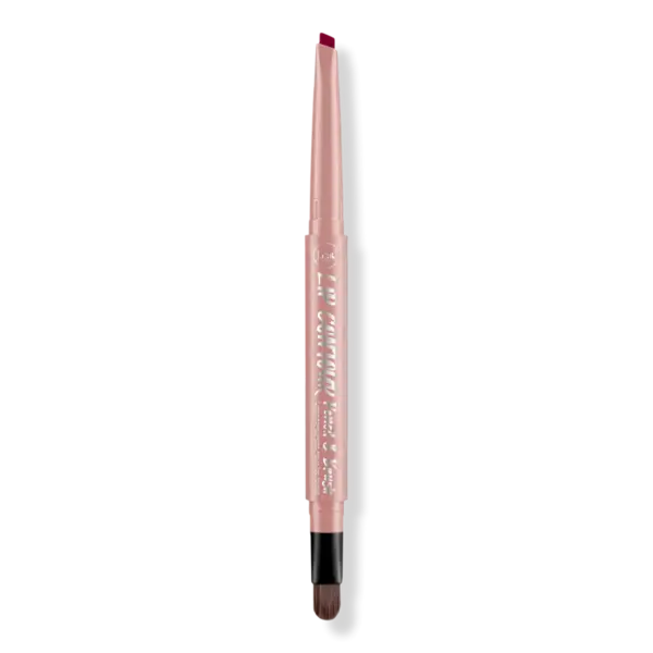 J.CAT BEAUTY Plumping Lip Contour Pencil & Brush - Deep Brick Red
