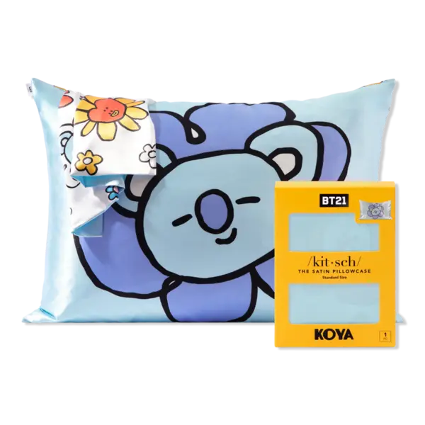 KITSCH Bt21 X Satin Pillowcase Standard Koya - One-color