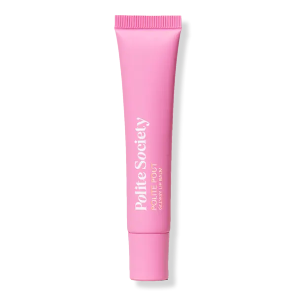 POLITE SOCIETY Polite Pout Glossy Lip Balm - Pink Grapefruit
