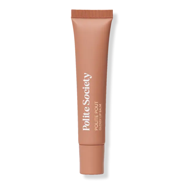 POLITE SOCIETY Polite Pout Glossy Lip Balm - French Caramel