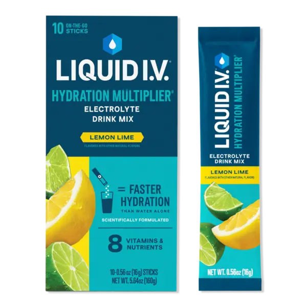 LIQUID I.V. Hydration Multiplier Electrolyte Drink Mix Lemon Lime - One-color