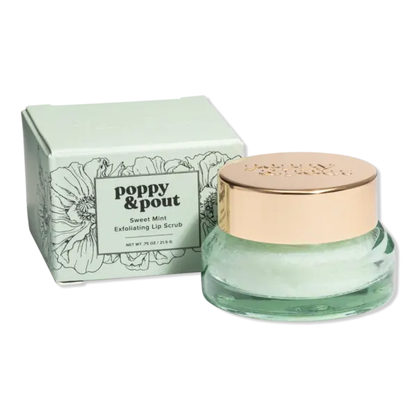 POPPY & POUT Exfoliating Lip Scrub Sweet Mint - One-color