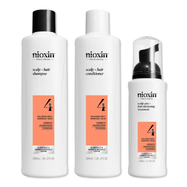 NIOXIN Scalp + Hair Thickening System 4 Kit - One-color