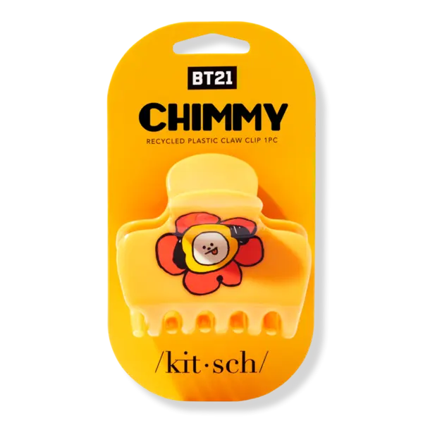 KITSCH Bt21 X Recycled Plastic Puffy Claw Clip - One-color