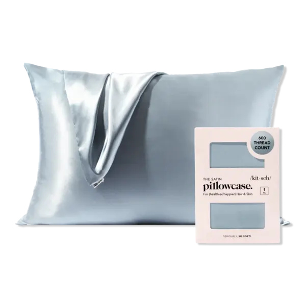 KITSCH Satin Pillowcase - Blue Haze