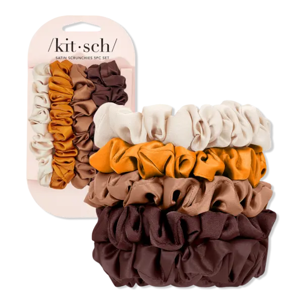 KITSCH Satin Petite Scrunchies Set - Sedona