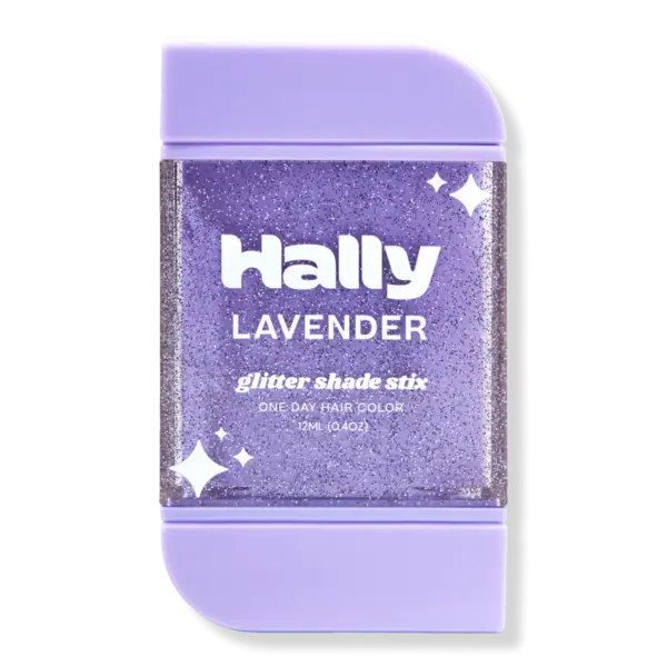 HALLY Glitter Shade Stix Temporary Hair Glitter - Lavender