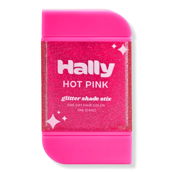 HALLY Glitter Shade Stix Temporary Hair Glitter - Hot Pink