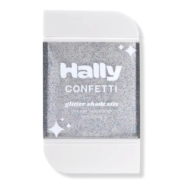 HALLY Glitter Shade Stix Temporary Hair Glitter - Confetti
