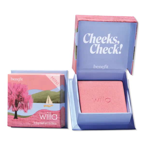 BENEFIT COSMETICS Wanderful World Silky-soft Powder Blush Mini - Willa