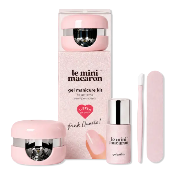 LE MINI MACARON 1-step Diy Glossy Gel Manicure Kit - Pink Quartz