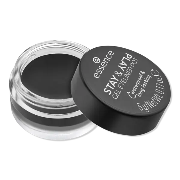 ESSENCE Stay & Play Gel Eyeliner Pot - Black 01