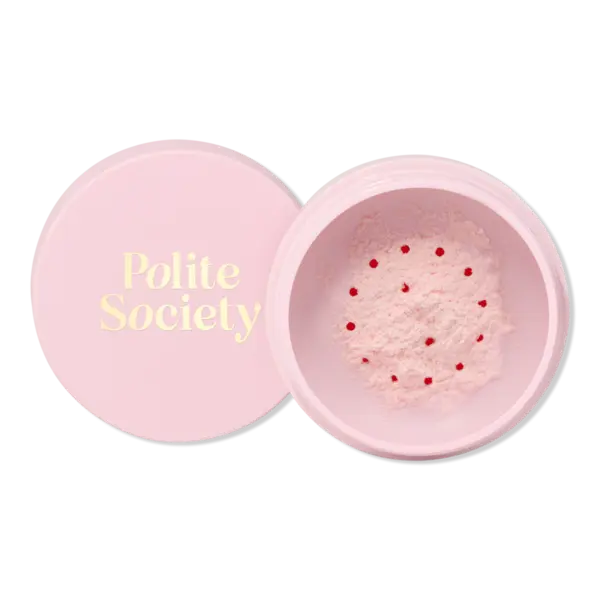 POLITE SOCIETY More Than A Pretty Powder Skin-caring Loose Setting Powder - Brightening Petal