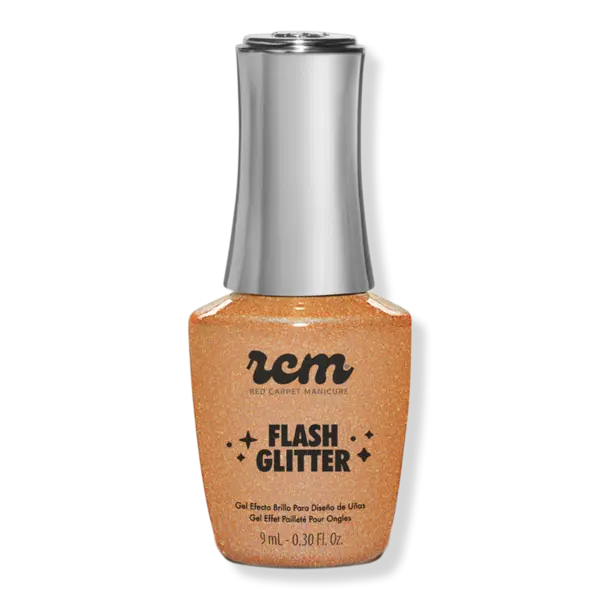 RED CARPET MANICURE Flash Glitter Special Effect Gel Polish - Iced With Spice