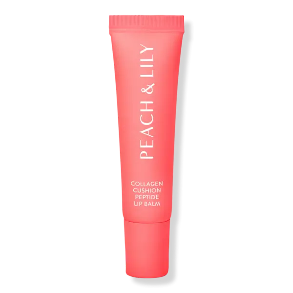 PEACH & LILY Collagen Cushion Peptide Lip Balm - Sheer Peach