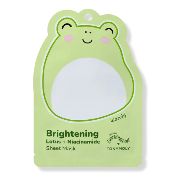 TONYMOLY Squishmallows Hydrating Printed Essence Facial Sheet Masks Wendy Brightening - One-color