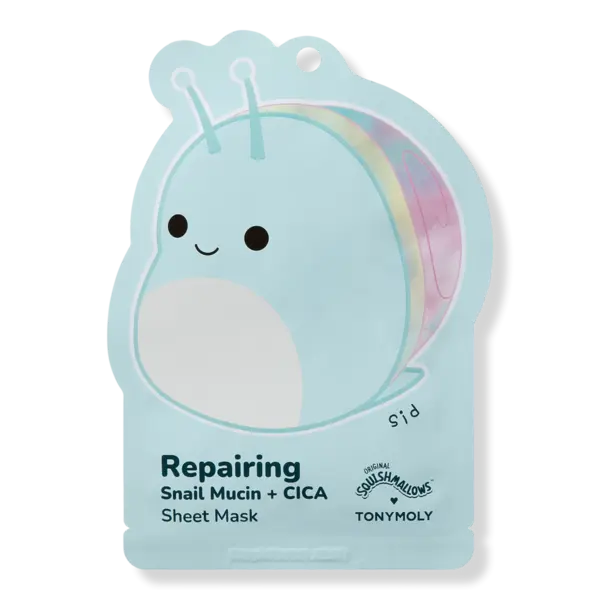 TONYMOLY Squishmallows Hydrating Printed Essence Facial Sheet Masks Sid Repairing - One-color