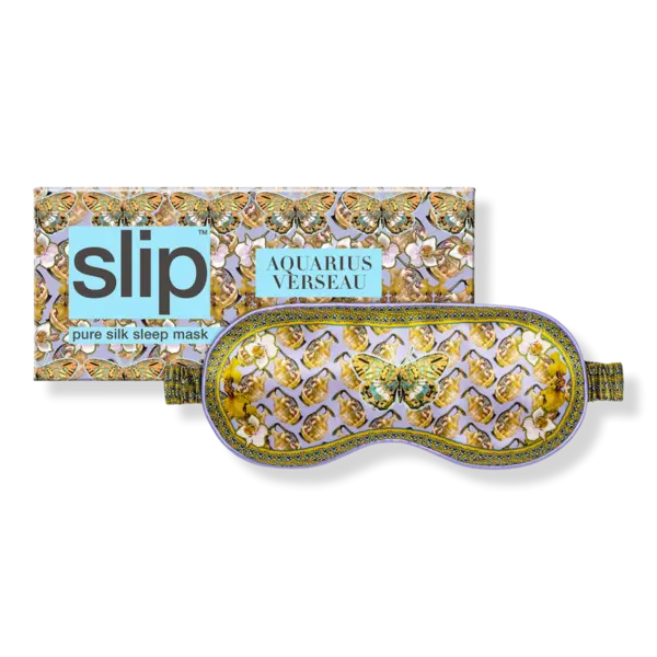 Slip Zodiac Pure Silk Sleep Mask Aquarius - One-color