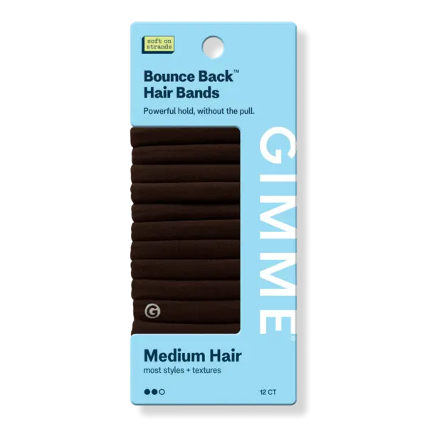 GIMME BEAUTY Medium Hair Bands - Dark Brown