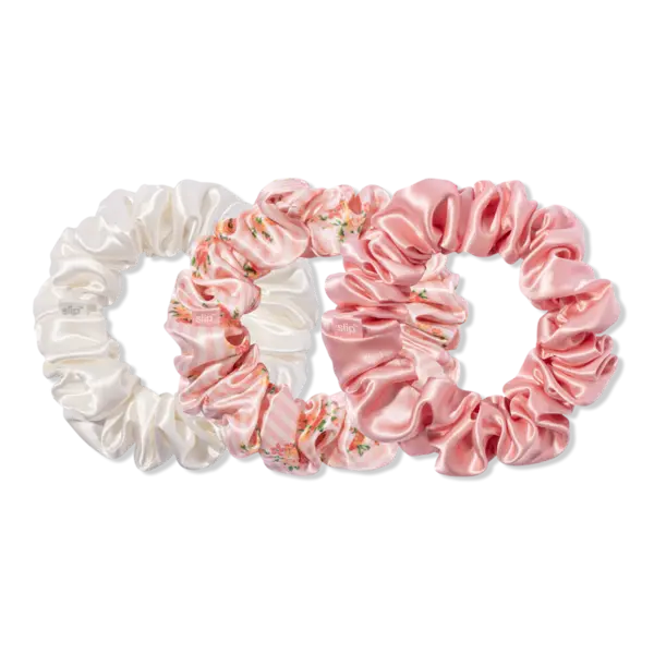 Slip Pure Silk Large Scrunchies - Petal