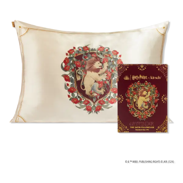 KITSCH Harry Potter X Satin Pillowcase Standard - Gryffindor