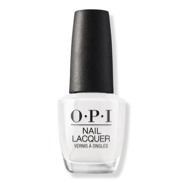 OPI Nail Lacquer Nail Polish, Blacks/whites/grays - Crisp White