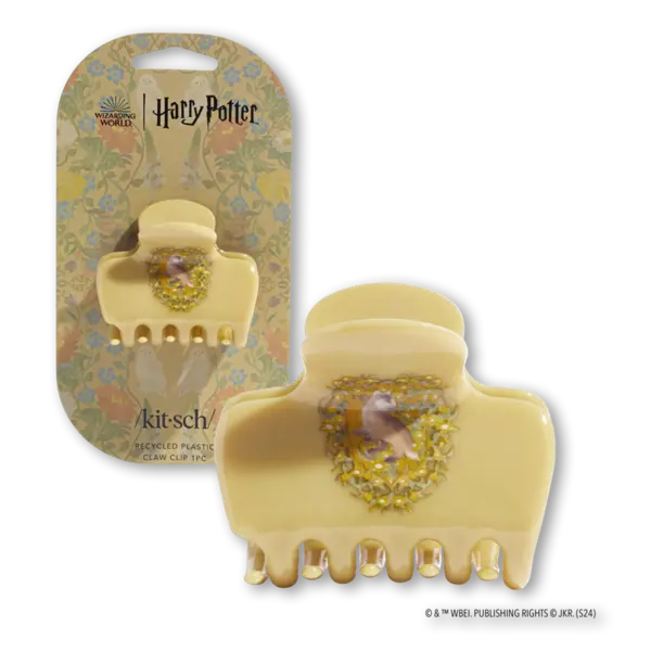 KITSCH Harry Potter X Recycled Plastic Claw Clip - Hufflepuff