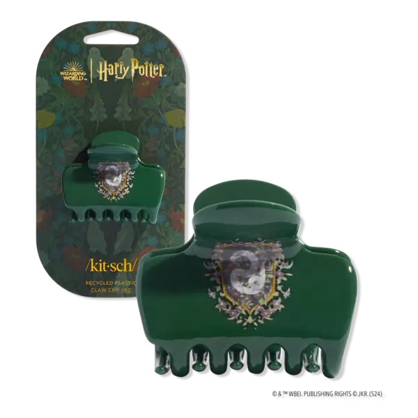KITSCH Harry Potter X Recycled Plastic Claw Clip - Slytherin