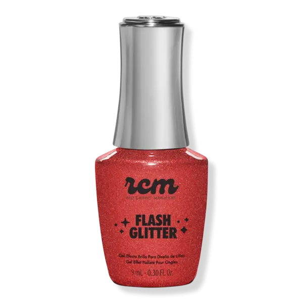 RED CARPET MANICURE Flash Glitter Special Effect Gel Polish - Disco Cherry