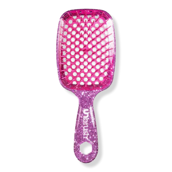 UNBRUSH Detangling Hair Brush - Glitter Rose Quartz