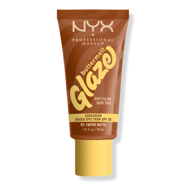 NYX PROFESSIONAL MAKEUP Buttermelt Glaze Skin Tint Spf 30 - Toffee Butta