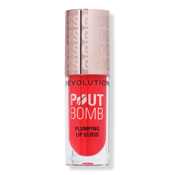 REVOLUTION BEAUTY Pout Bomb Plumping Gloss - Cherry Sheer Red