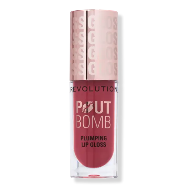 REVOLUTION BEAUTY Pout Bomb Plumping Gloss - Wild Mauve Pink