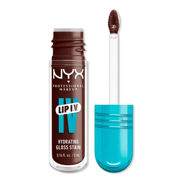 NYX PROFESSIONAL MAKEUP Lip Iv Hydrating Gloss Stain - Mocha Me Wet