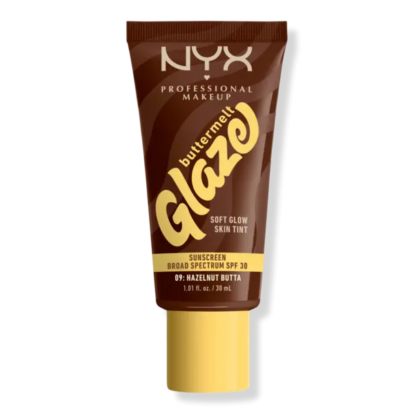 NYX PROFESSIONAL MAKEUP Buttermelt Glaze Skin Tint Spf 30 - Hazelnut Butta