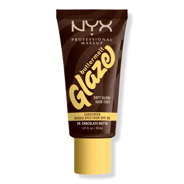 NYX PROFESSIONAL MAKEUP Buttermelt Glaze Skin Tint Spf 30 - Chocolate Butta