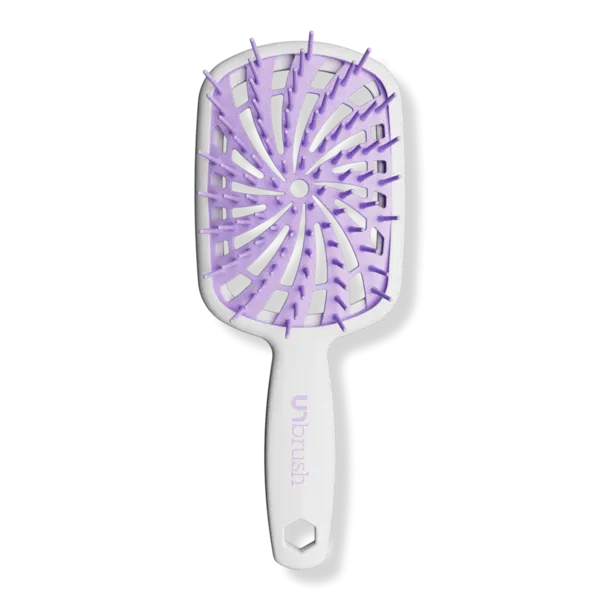 UNBRUSH Plus Detangling Hair Brush Fine & Fragile Hair - Sugar Plum