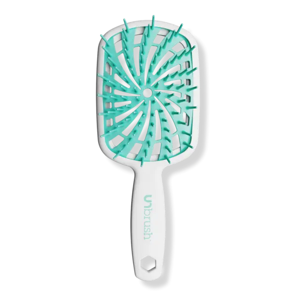 UNBRUSH Plus Detangling Hair Brush Fine & Fragile Hair - Mint Swirl