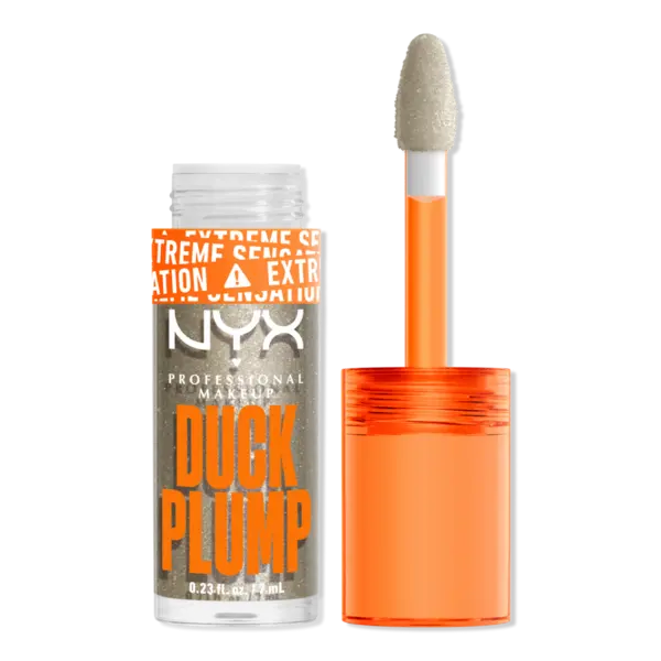 NYX PROFESSIONAL MAKEUP Duck Plump Plumping Lip Gloss Toppers - Quazy Silver