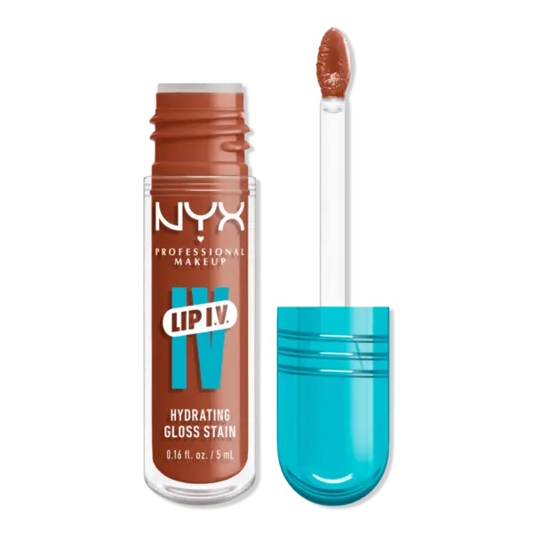 NYX PROFESSIONAL MAKEUP Lip Iv Hydrating Gloss Stain - Caramel Drip