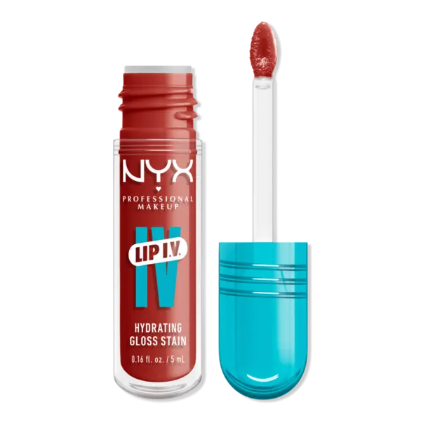 NYX PROFESSIONAL MAKEUP Lip Iv Hydrating Gloss Stain - Burst That Tang