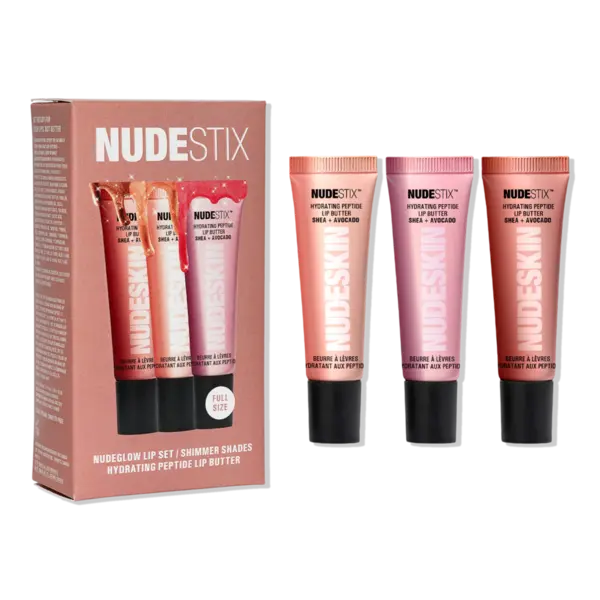 NUDESTIX Nudeglow Lip Set Hydrating Peptide Lip Butter - One-color