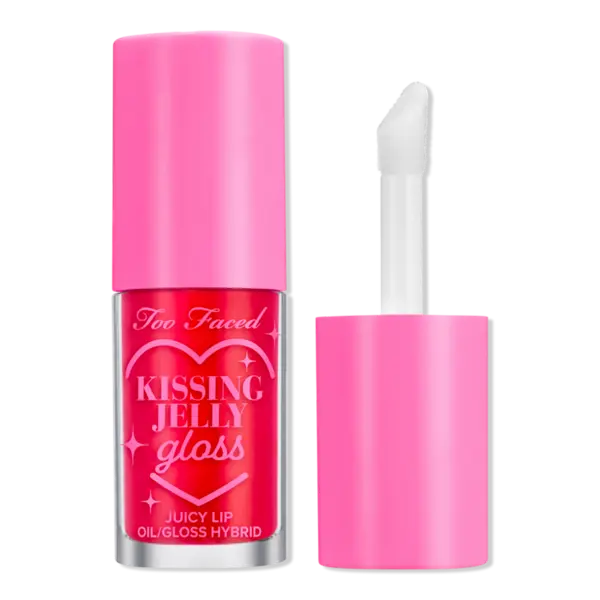 TOO FACED Kissing Jelly Hydrating Lip Oil Gloss - Cherry Pie
