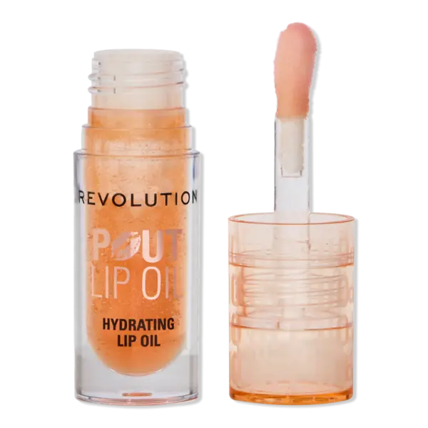 REVOLUTION BEAUTY Pout Lip Oil - Honey Shimmer