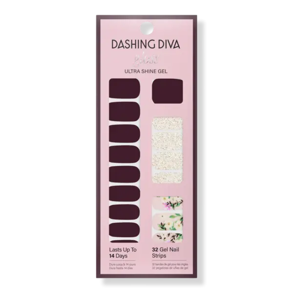 DASHING DIVA Gloss Ultra Shine Gel Nail Strips - Baby Bouquet