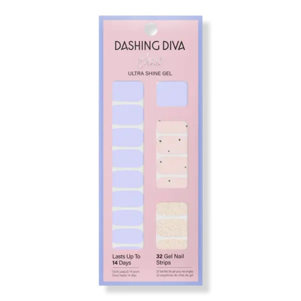 DASHING DIVA Gloss Ultra Shine Gel Nail Strips - Down Down Daisy