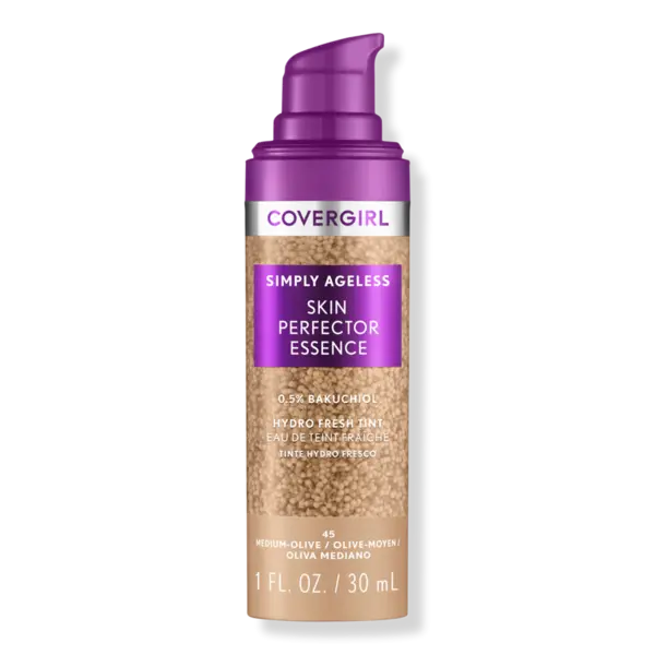 COVERGIRL Simply Ageless Skin Perfector Essence Foundation - Medium-olive