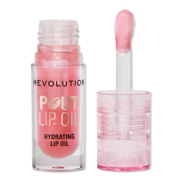 REVOLUTION BEAUTY Pout Lip Oil - Glam Pink Shimmer